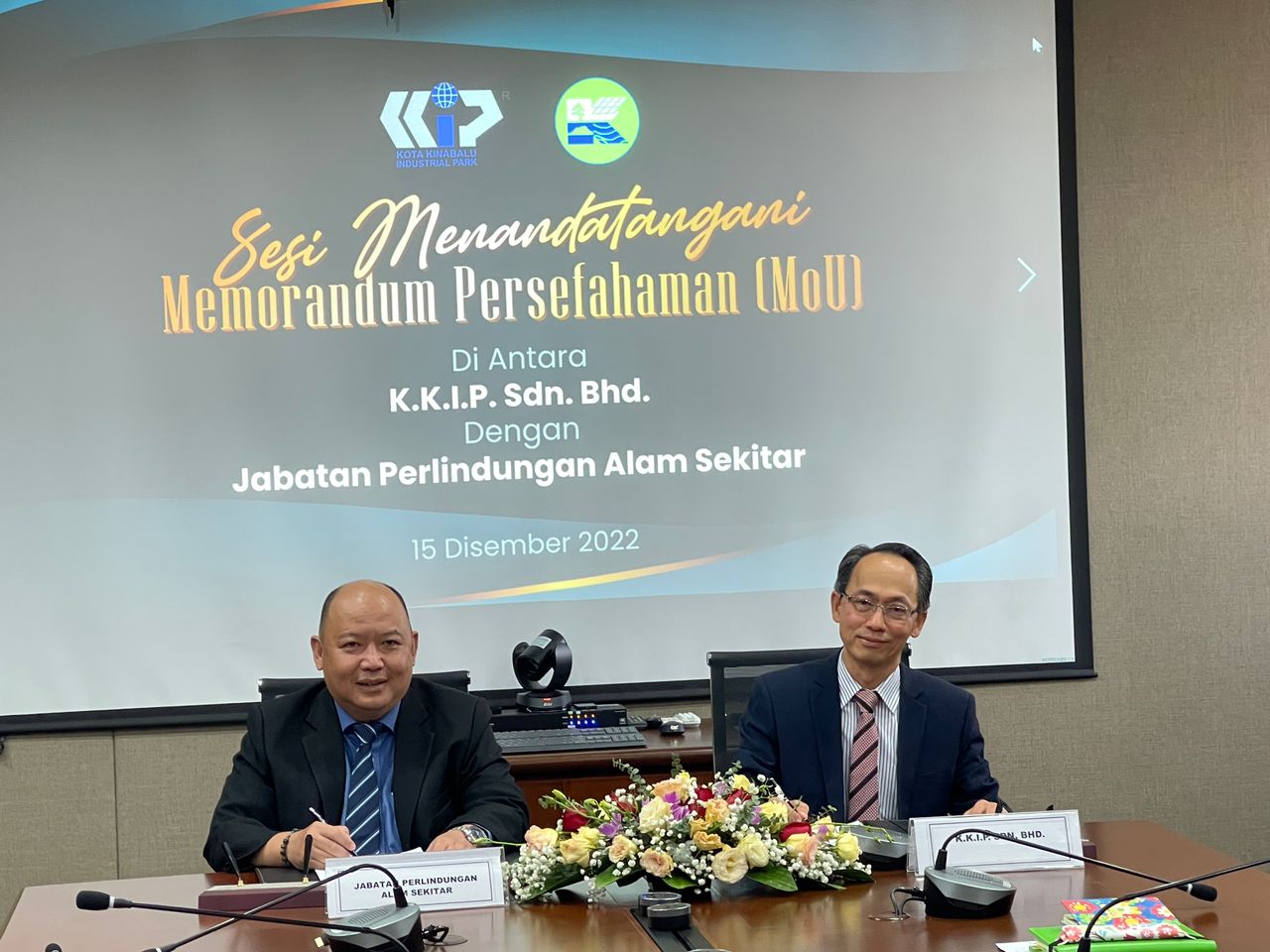 Sesi Menandatangani Memorandum Persefahaman (MoU) Jabatan Perlindungan Alam Sekitar Bersama Kota ...