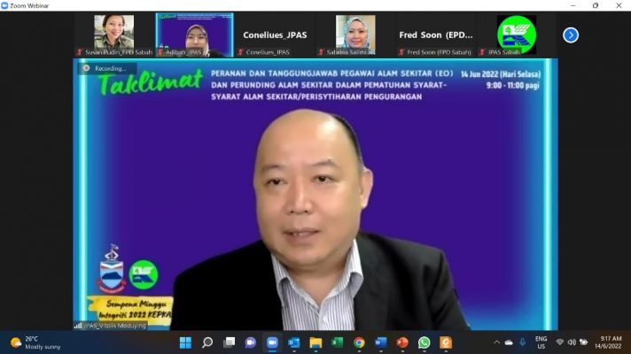 Taklimat Peranan dan Tanggungjawab Pegawai Alam Sekitar (EO) dan ...